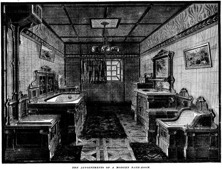 The Modern Bath-Room. (1885) – A Victorian Passage
