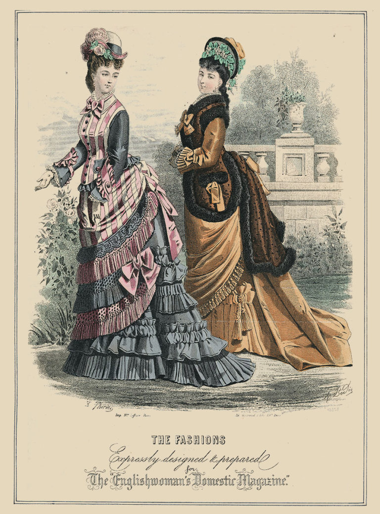 Fashion Plate : October 1875 – A Victorian Passage