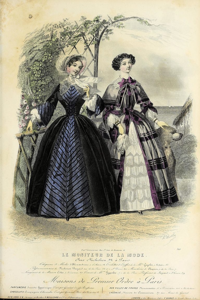 Fashions October 1852 – A Victorian Passage